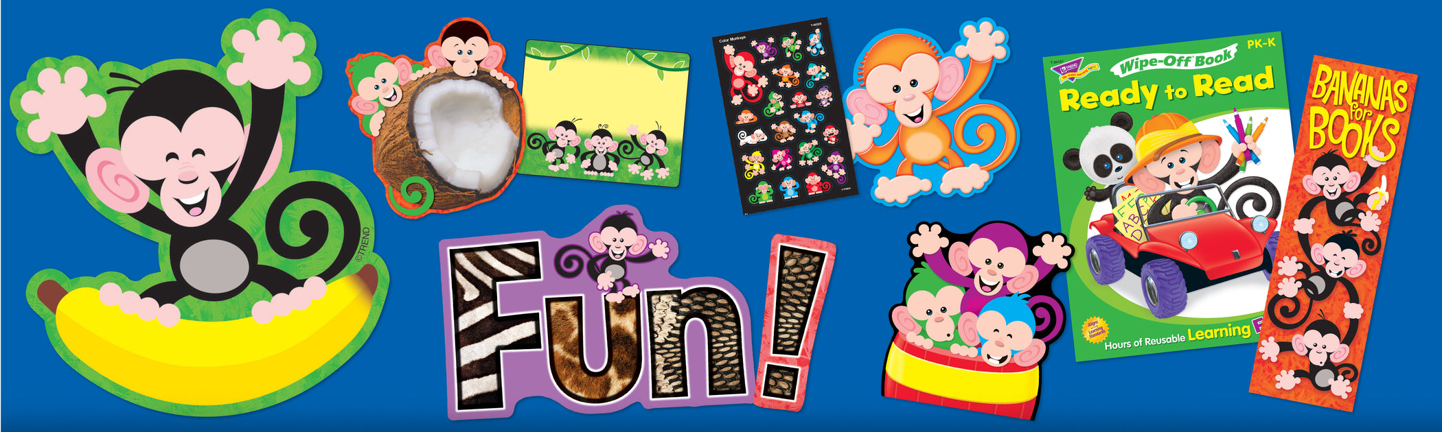 Monkey Mischief® Classroom Decorations | TREND enterprises, Inc ...