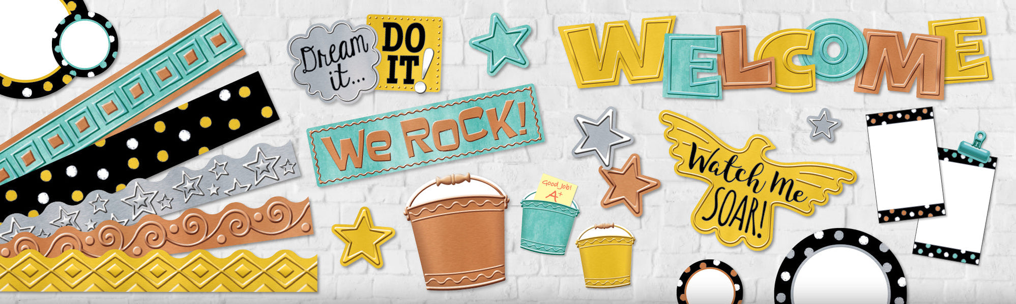 I ♥ Metal™ Classroom Theme Decorations | TREND enterprises Inc. — TREND ...