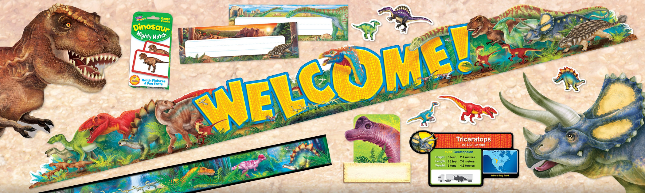 Discovering Dinosaurs® Classroom Bulletin Boards & Decorations — Tagged ...