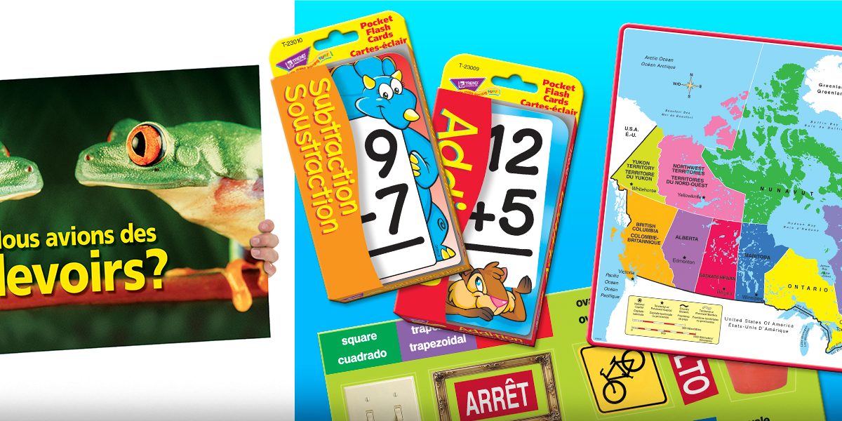 French Learning Classroom Charts, Flash Cards, & Posters — TREND ...