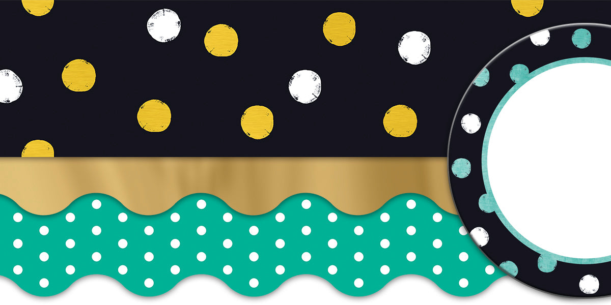 Polka Dots Classroom Theme Bulletin Board Decorations — TREND ...