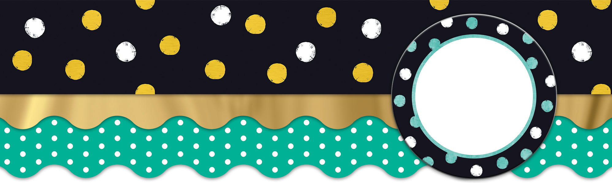 Polka Dots Classroom Theme Bulletin Board Decorations — TREND ...