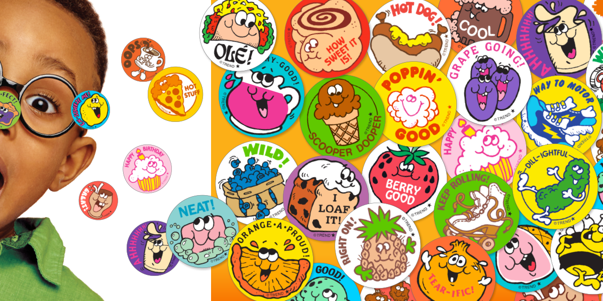 Retro Scratch 'n Sniff Stinky Stickers — TREND enterprises