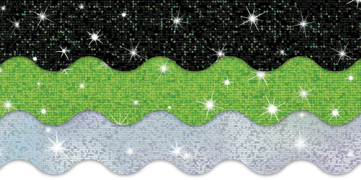 Sparkle Bulletin Board Borders and Classroom Decorations — TREND ...