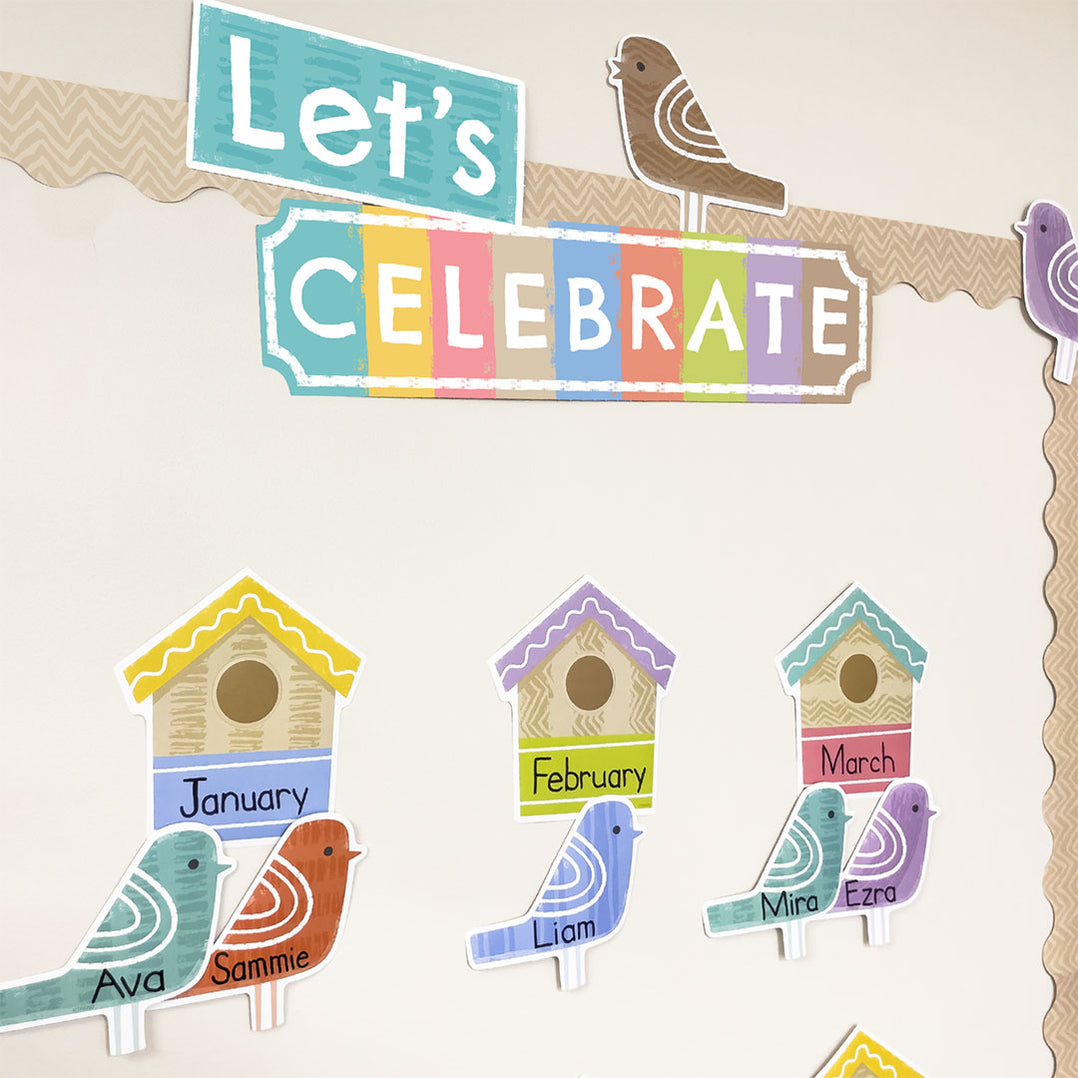 Birthday Birds Bulletin Board Display Idea — TREND enterprises, Inc.