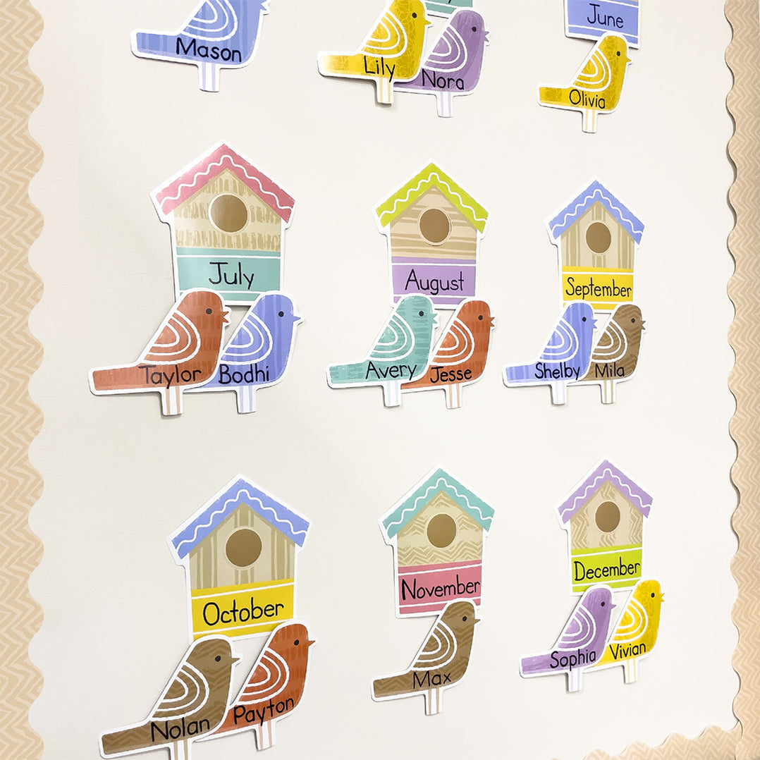 Birthday Birds Bulletin Board Display Idea — TREND enterprises, Inc.