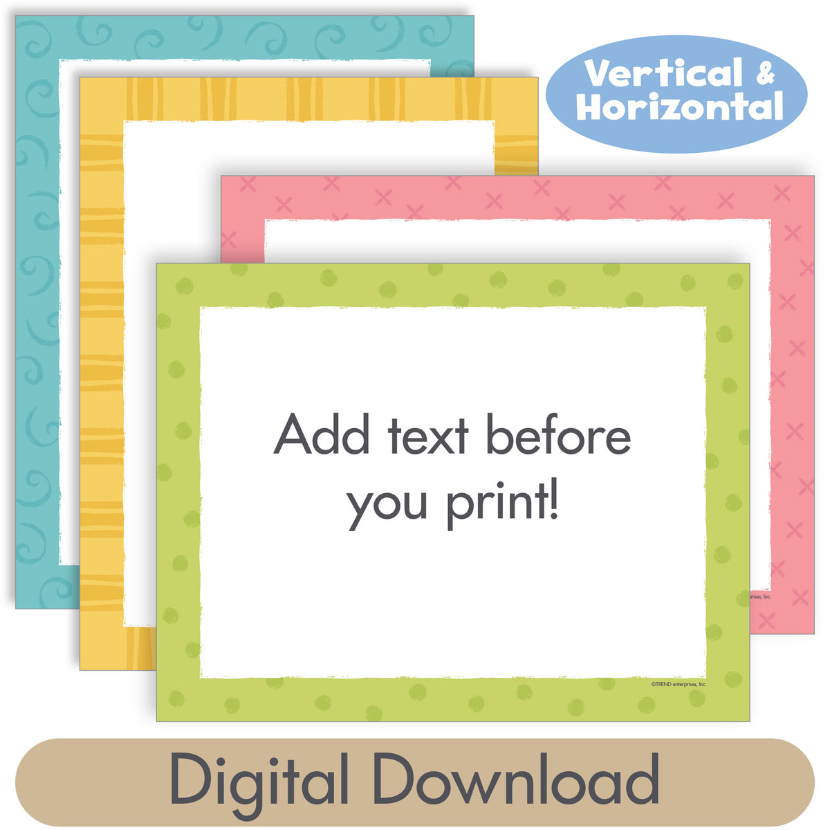 Digital Terrific Papers® Good to Grow Patterns Variety P11928 — TREND ...