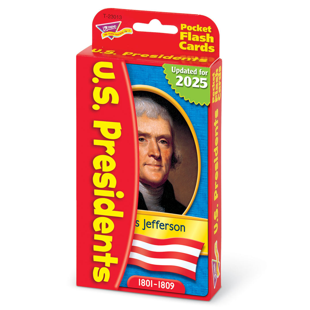 Pocket Flash Cards US Presidents T23013 — TREND enterprises, Inc.