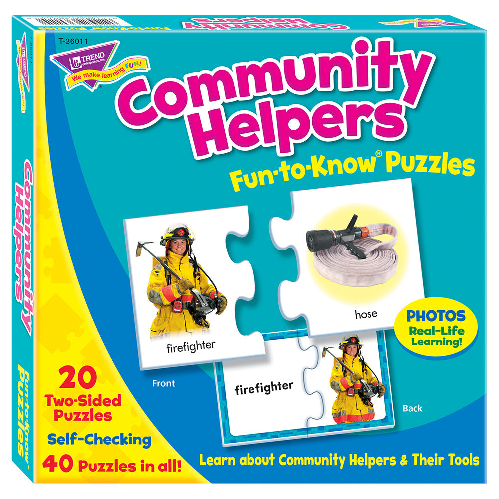 Community Helpers Fun-to-Know® Puzzles — TREND enterprises