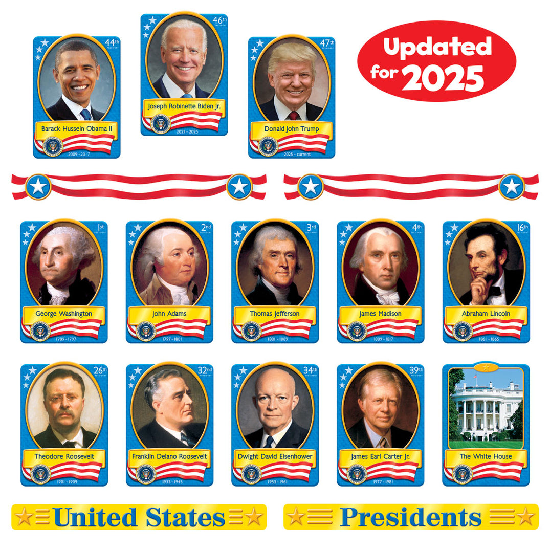 Presidents' Day Bulletin Board Decorations — TREND enterprises, Inc.