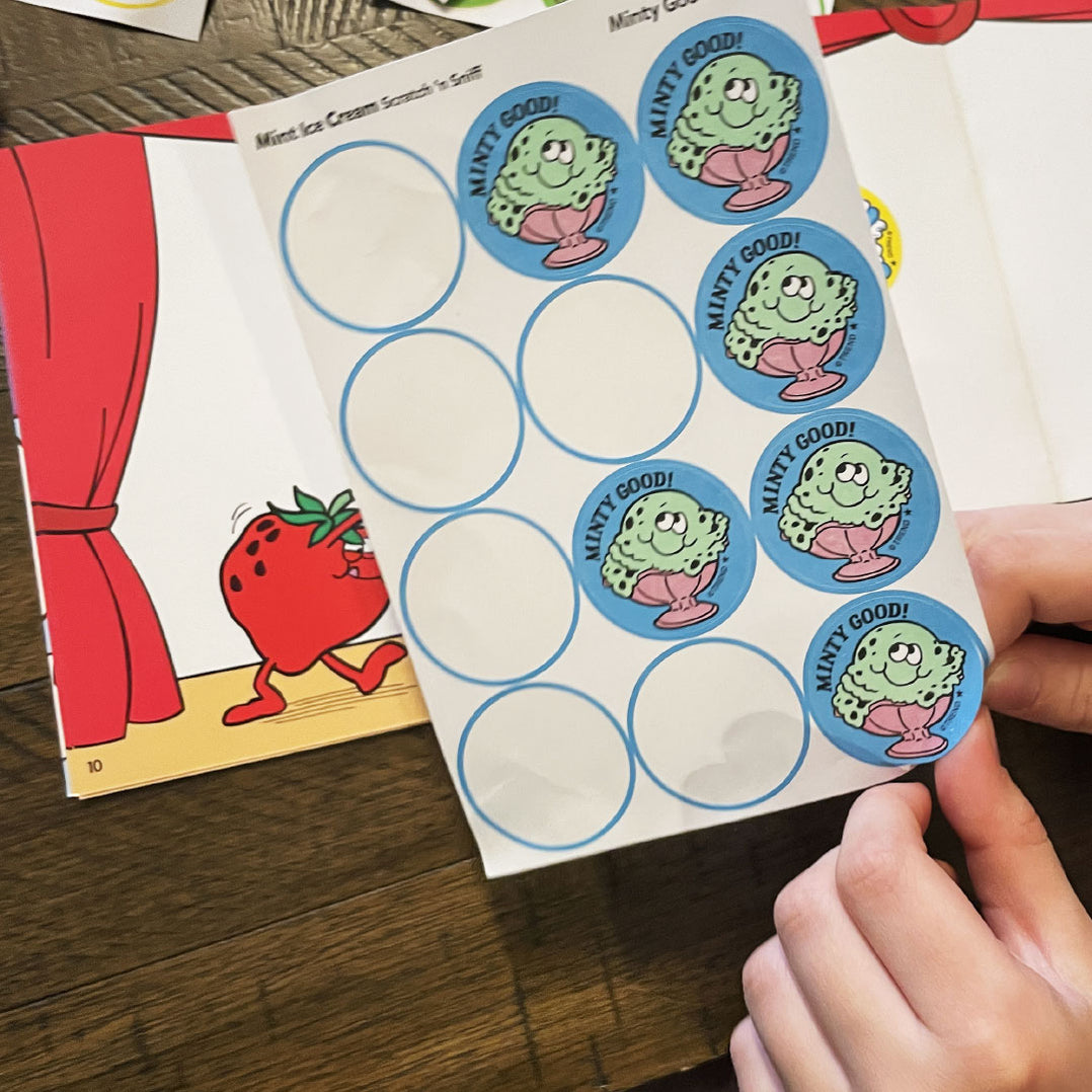 Scratch n Sniff Stinky Stickers Minty Good, Mint IceCream scent T83613 ...