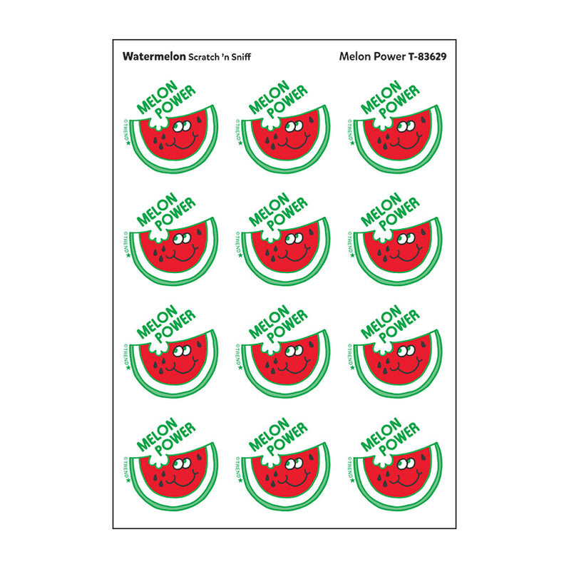 Scratch 'n Sniff Stinky Stickers Melon Power, Watermelon scent T83629 ...