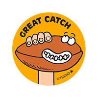 Scratch n Sniff Stinky Stickers Great Catch, Pigskin scent T83630 ...