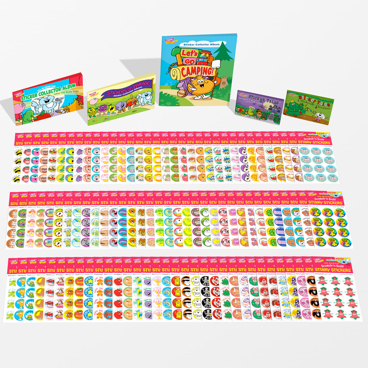 Retro Scratch 'n Sniff Stinky Stickers Complete Collector Set T90682 ...