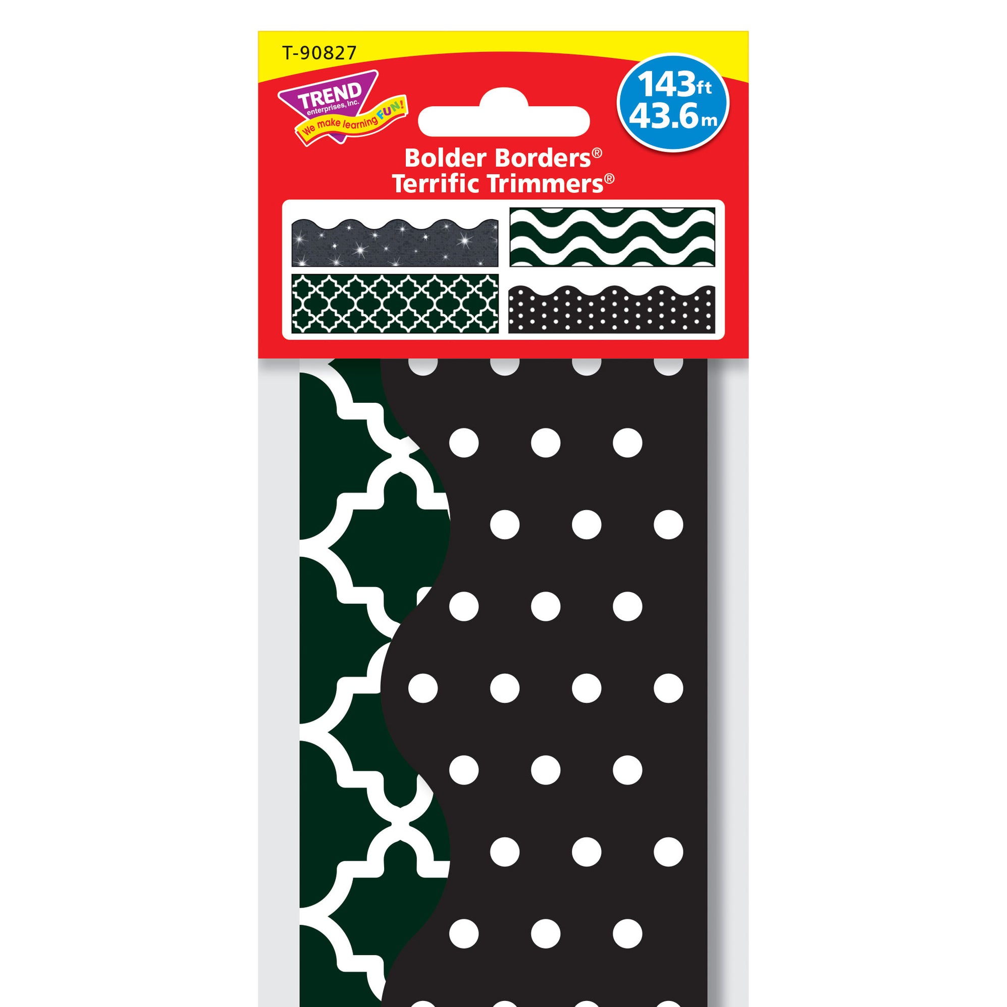 Terrific Trimmers® - Bolder Borders® Variety Pack Black - White T90827 ...