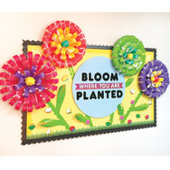 Bloom BIG Spring Flower Bulletin Board DIY — TREND enterprises, Inc.