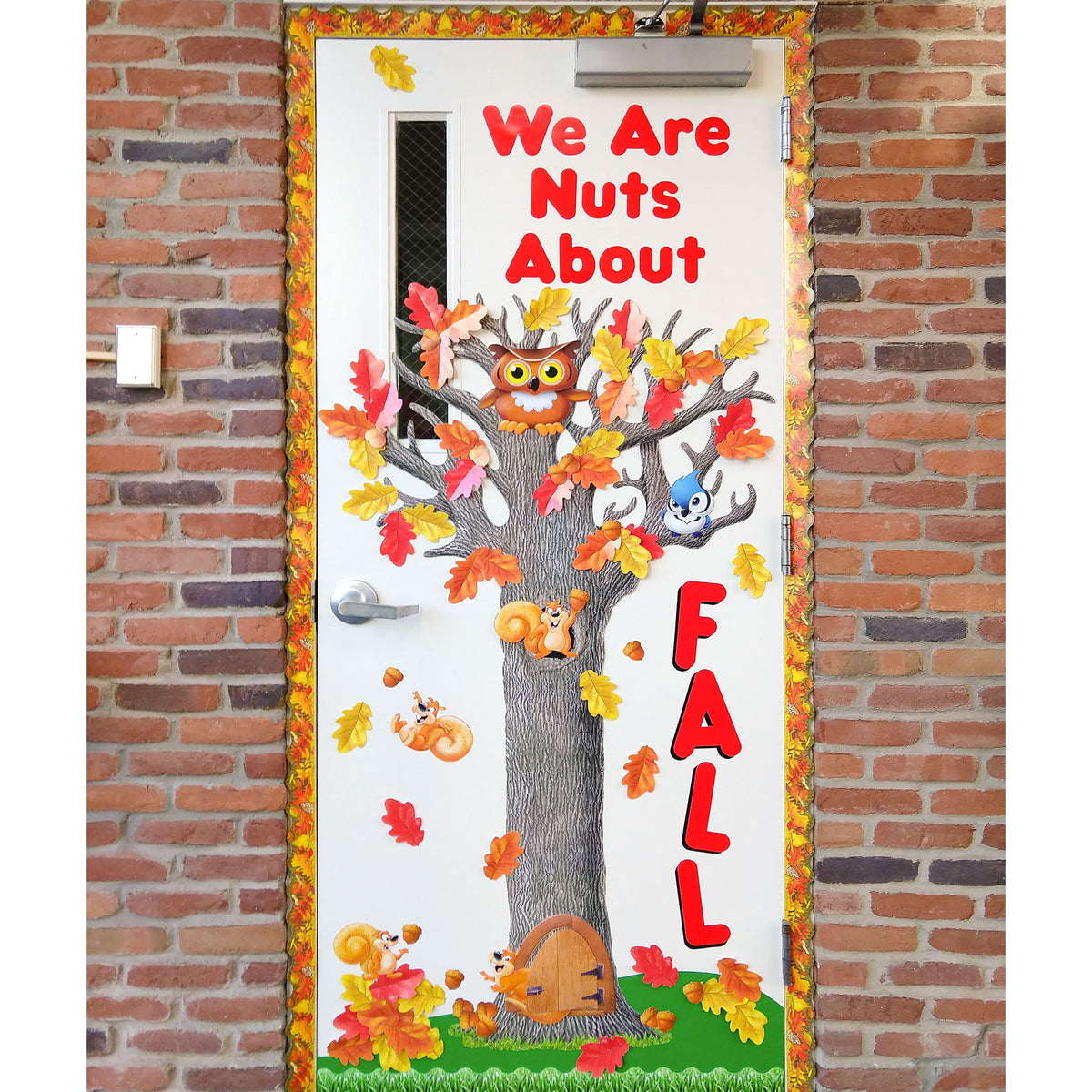 Nuts About Fall Door Décor DIY — TREND enterprises
