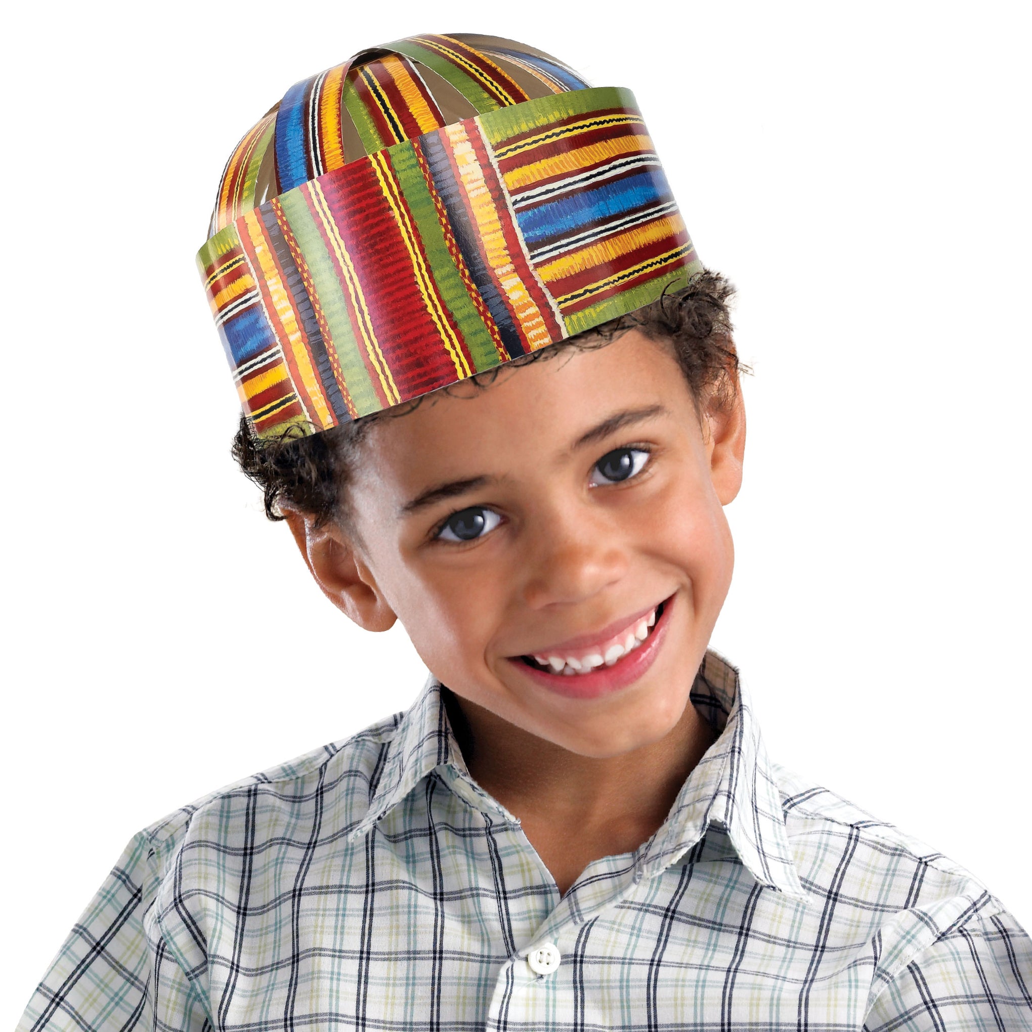 Kente Cloth Kufi Paper Hat DIY — TREND enterprises, Inc.