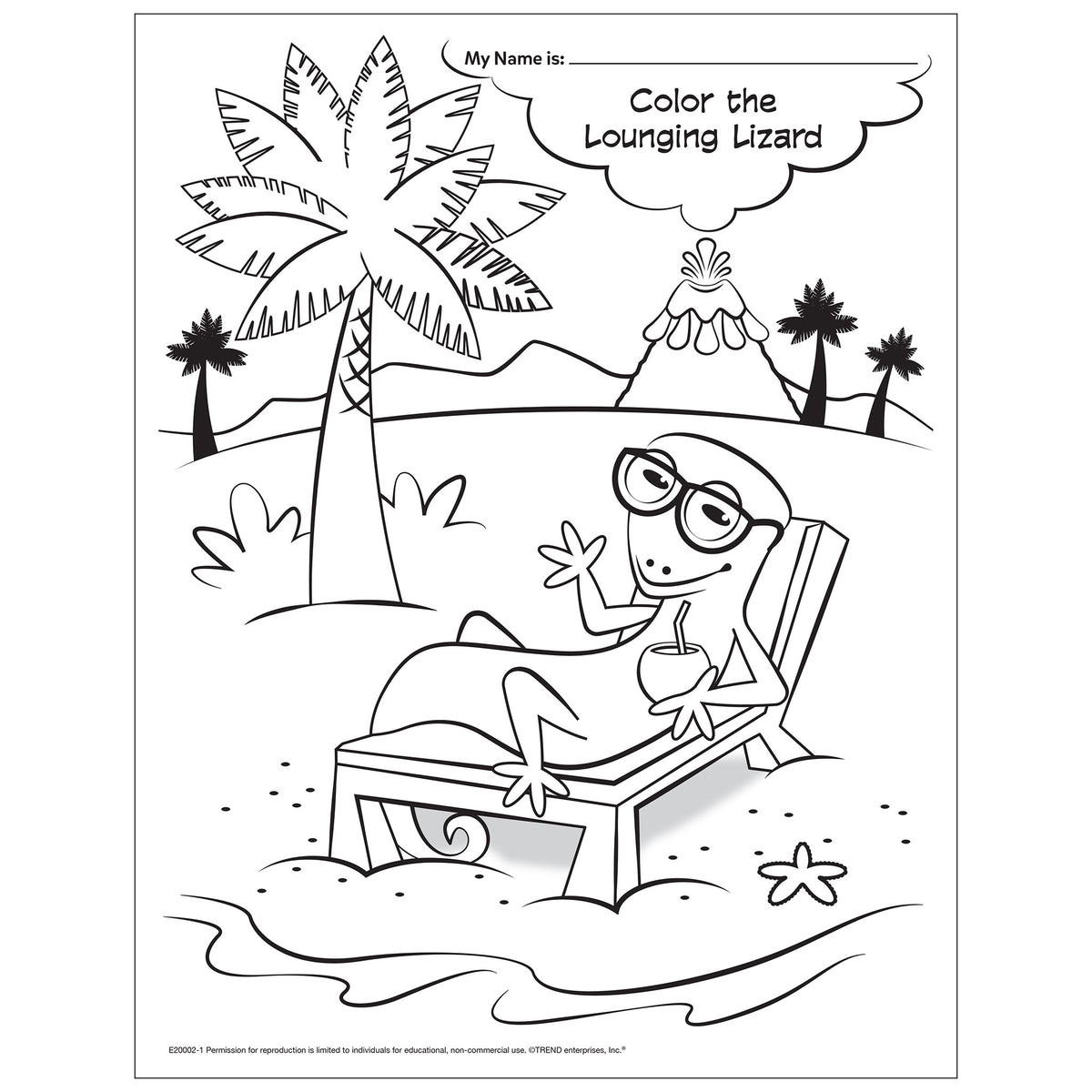 Lava Coloring Pages