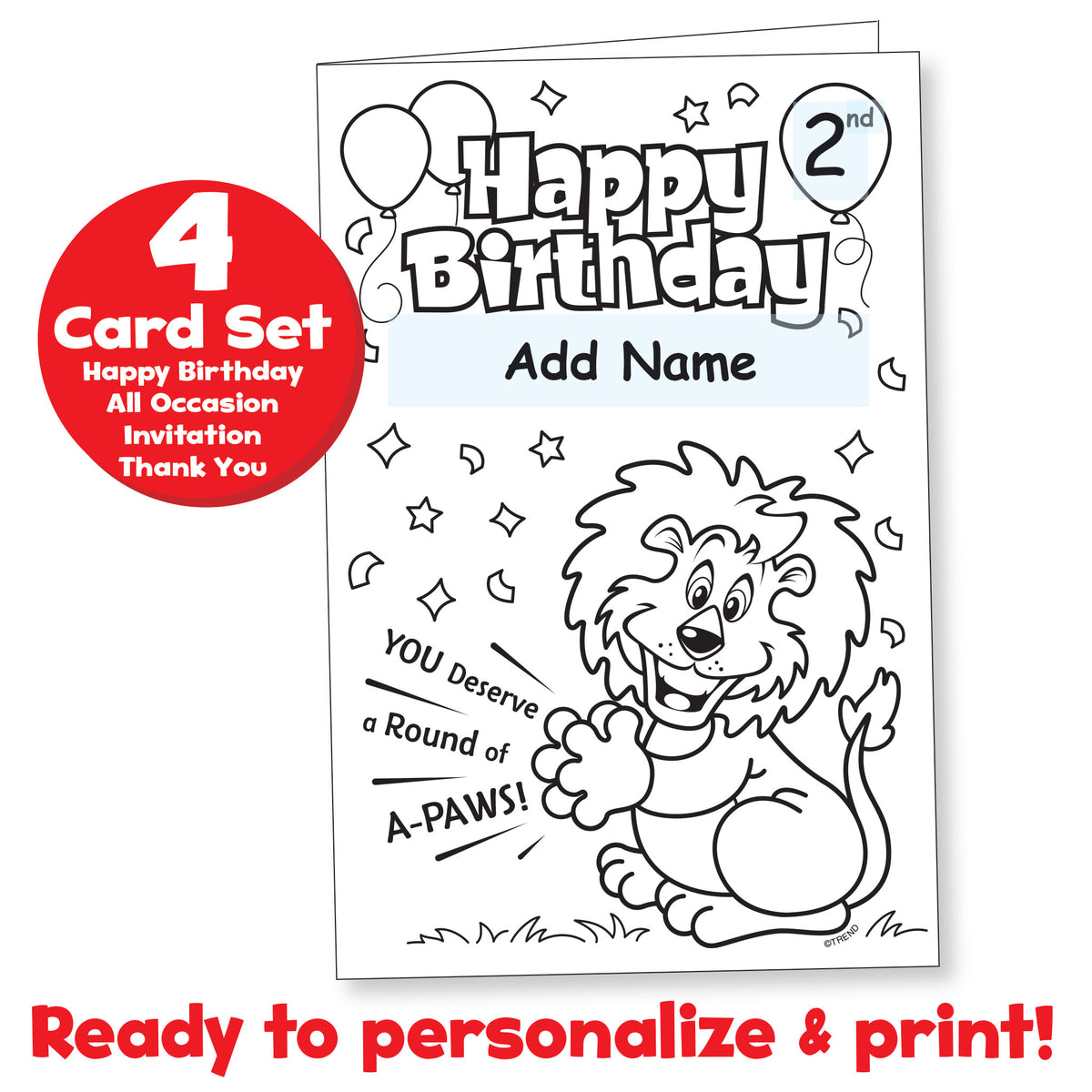 Free Printable Make-Your-Own Celebration Cards — TREND enterprises, Inc.