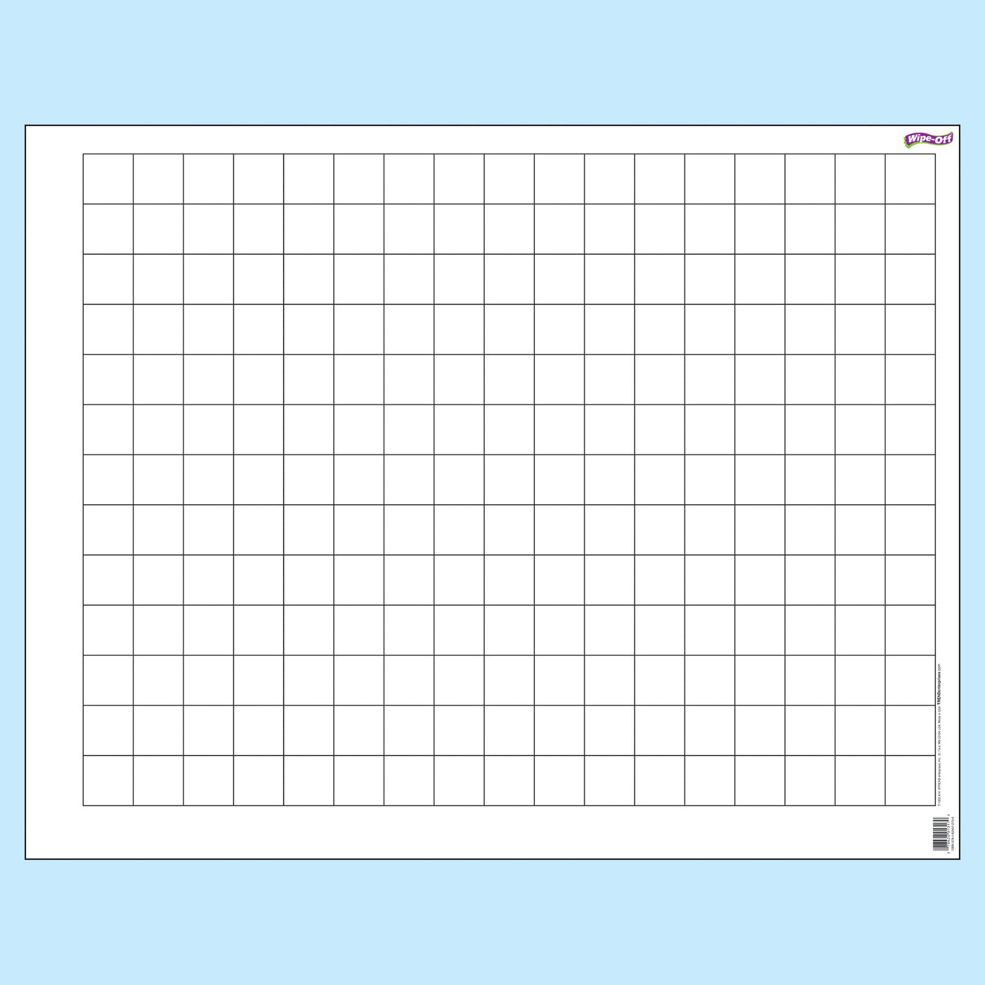 Wipe-Off® Chart Graphing Grid (1½ Inch Squares) T1092 — TREND ...