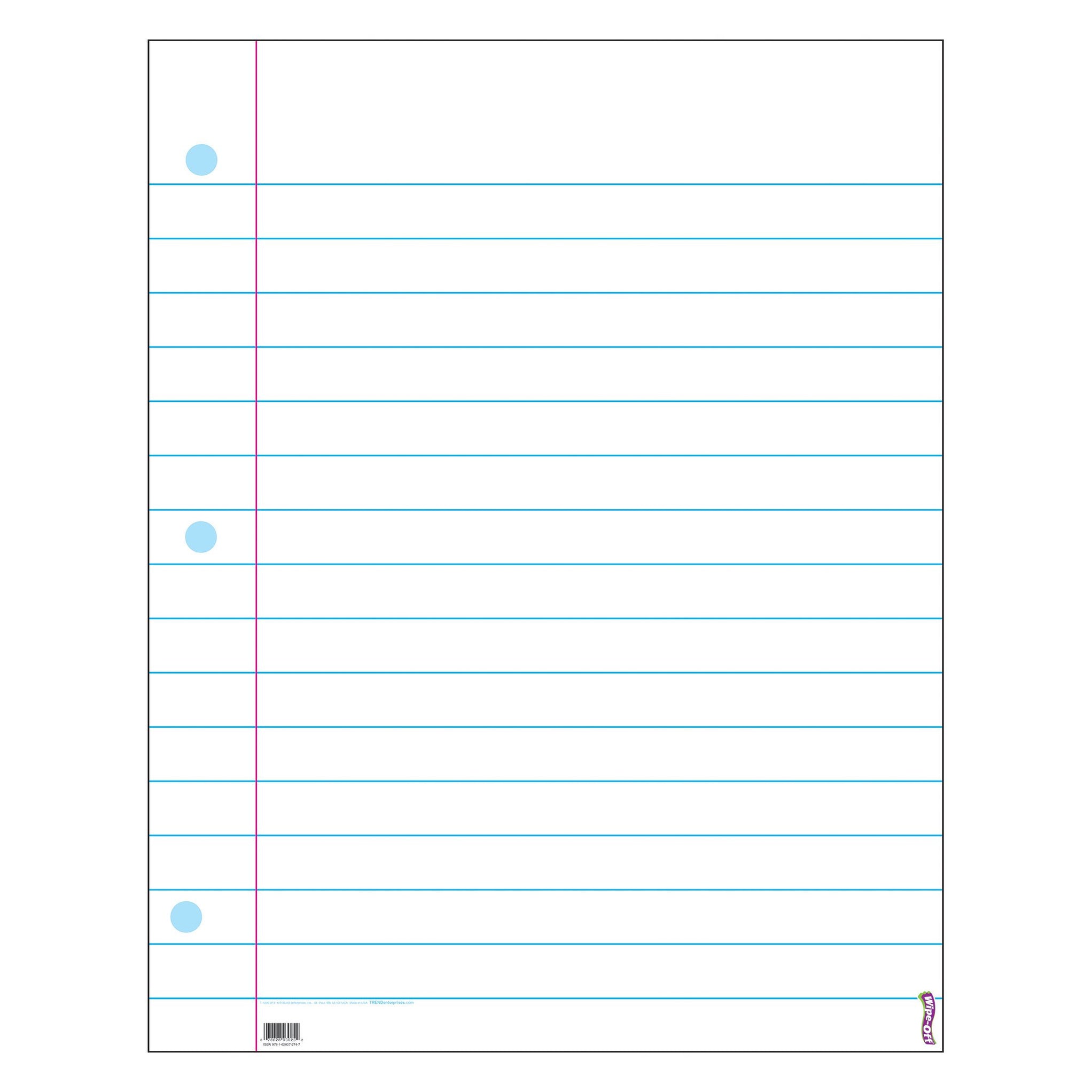 Wipe-Off® Chart Notebook Paper T1095 — TREND enterprises, Inc.