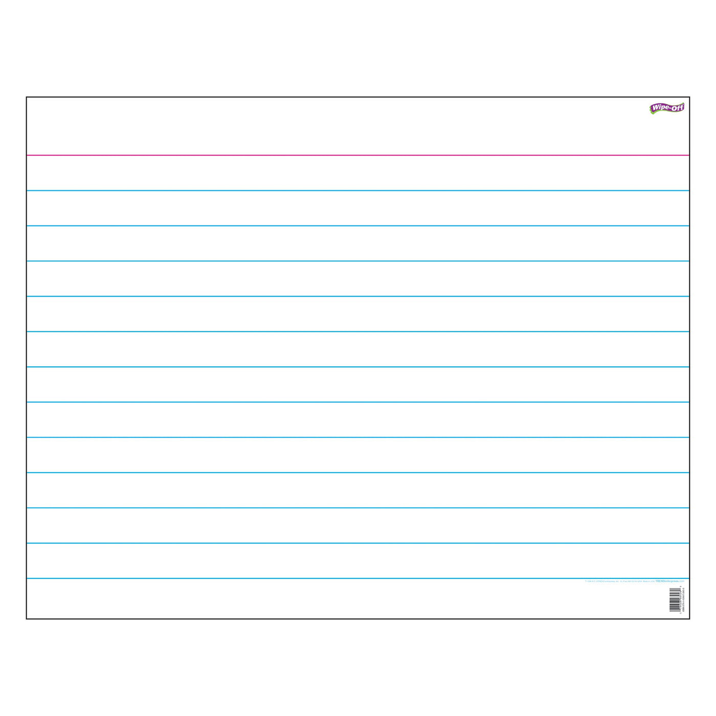 Wipe-Off® Chart Index Card (white) T1096 — TREND enterprises, Inc.