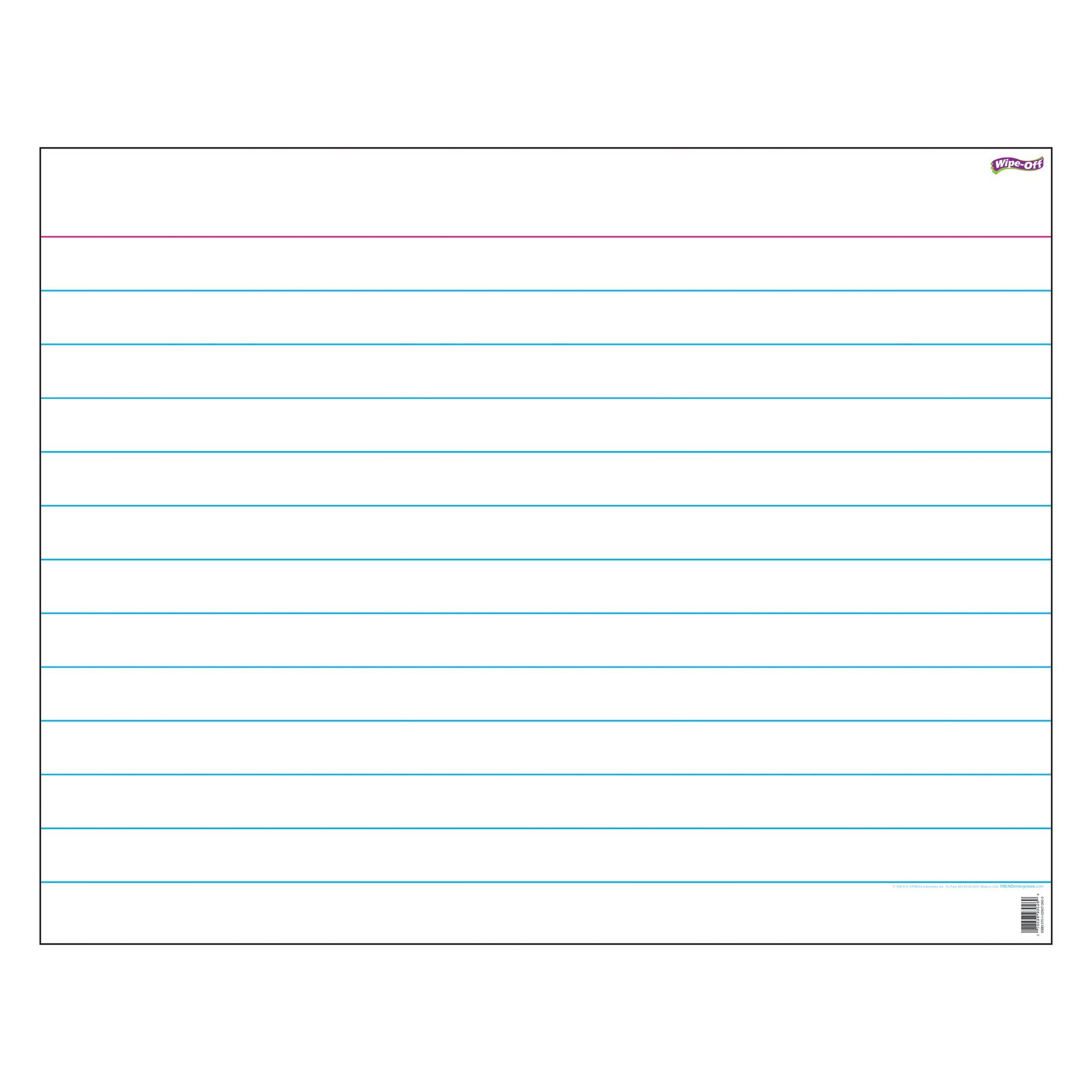 Wipe-Off® Chart Index Card (white) T1096 — TREND enterprises, Inc.