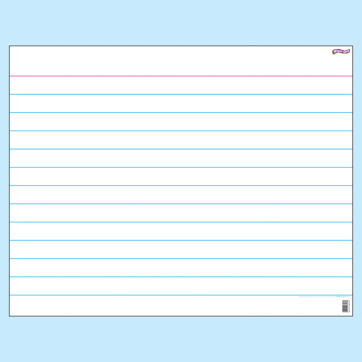Wipe-Off® Chart Index Card (white) T1096 — TREND enterprises, Inc.