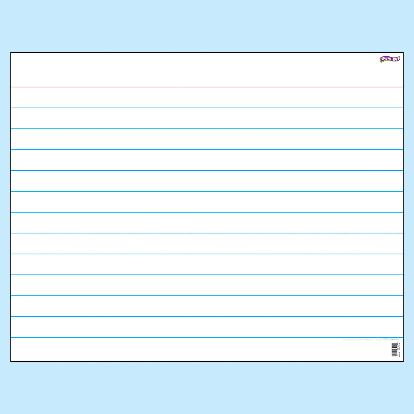 Wipe-Off® Chart Index Card (white) T1096 — TREND enterprises, Inc.