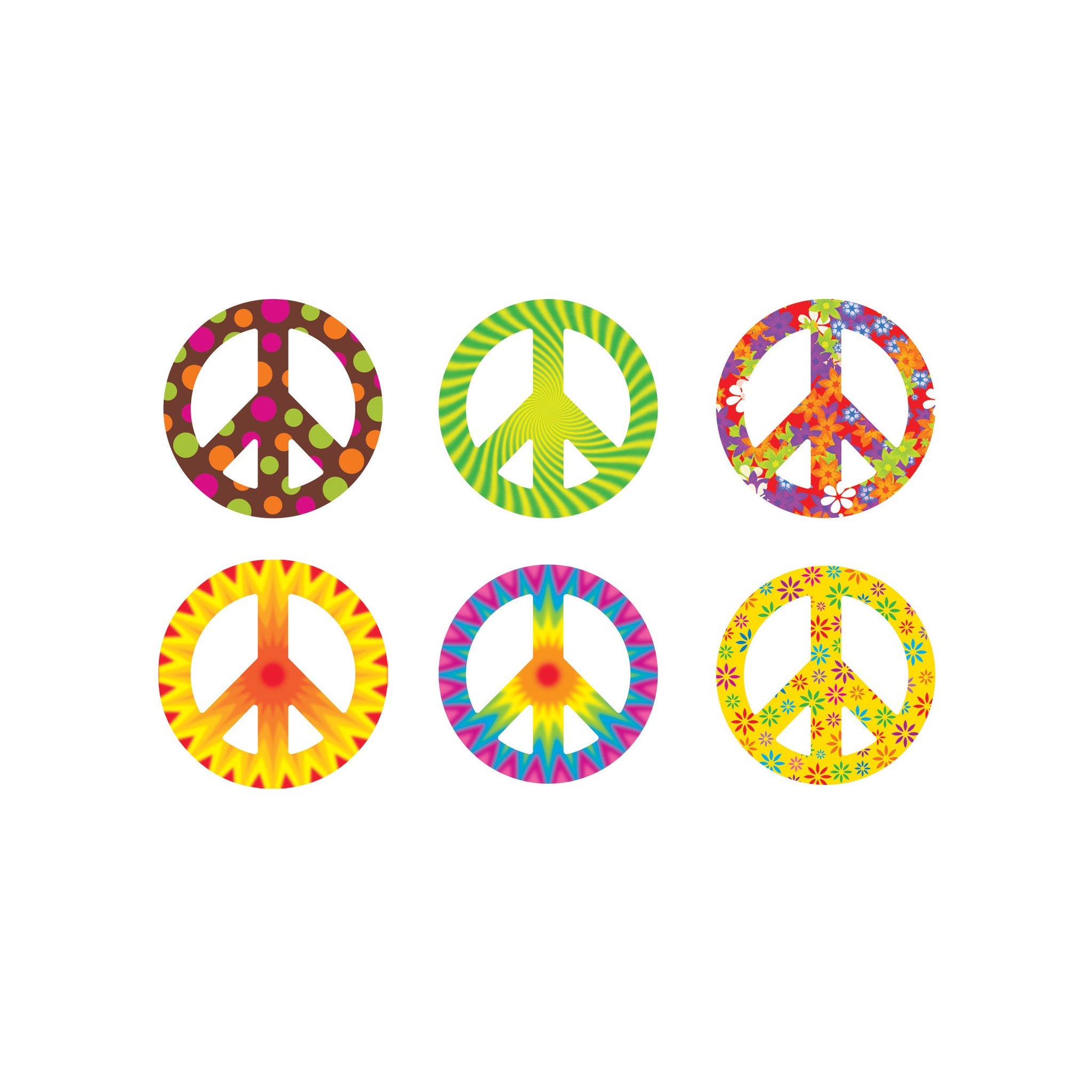 Classic Accents® Variety Pack Peace Signs Patterns T10983 — TREND ...