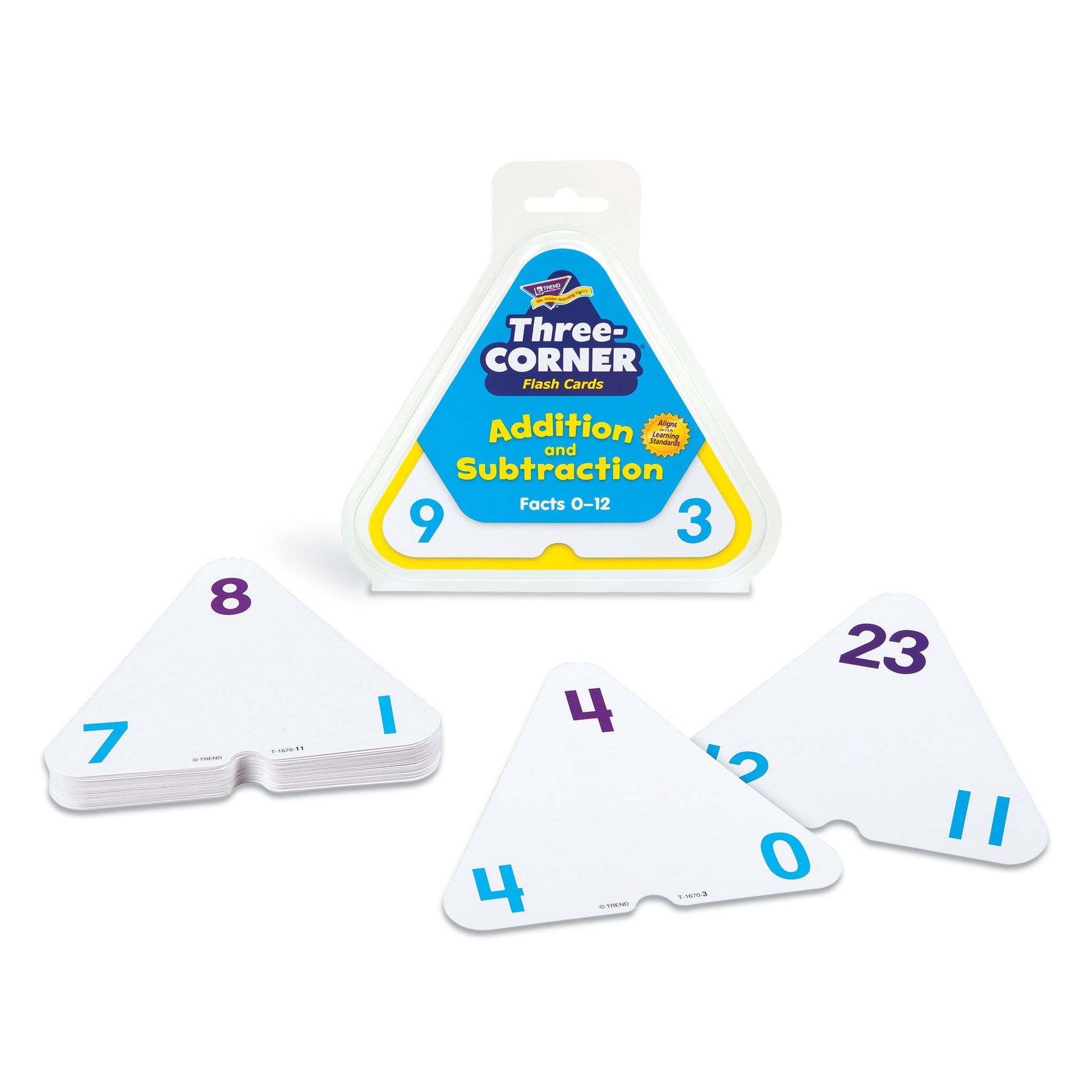Three-Corner® Flash Cards Addition and Subtraction T1670 — TREND ...