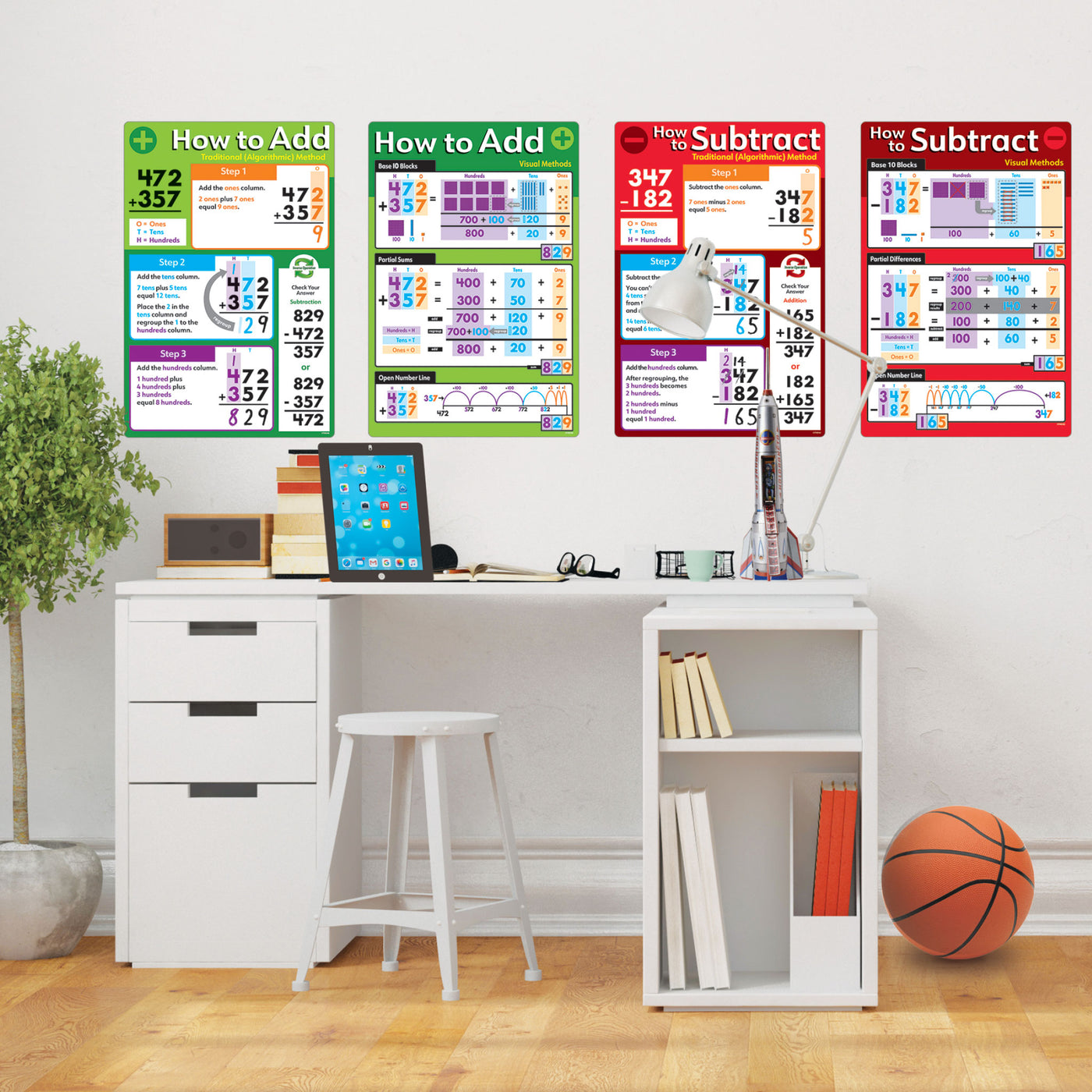 Basic Math Operations Learning Set Classroom Decor | TREND enterprises ...