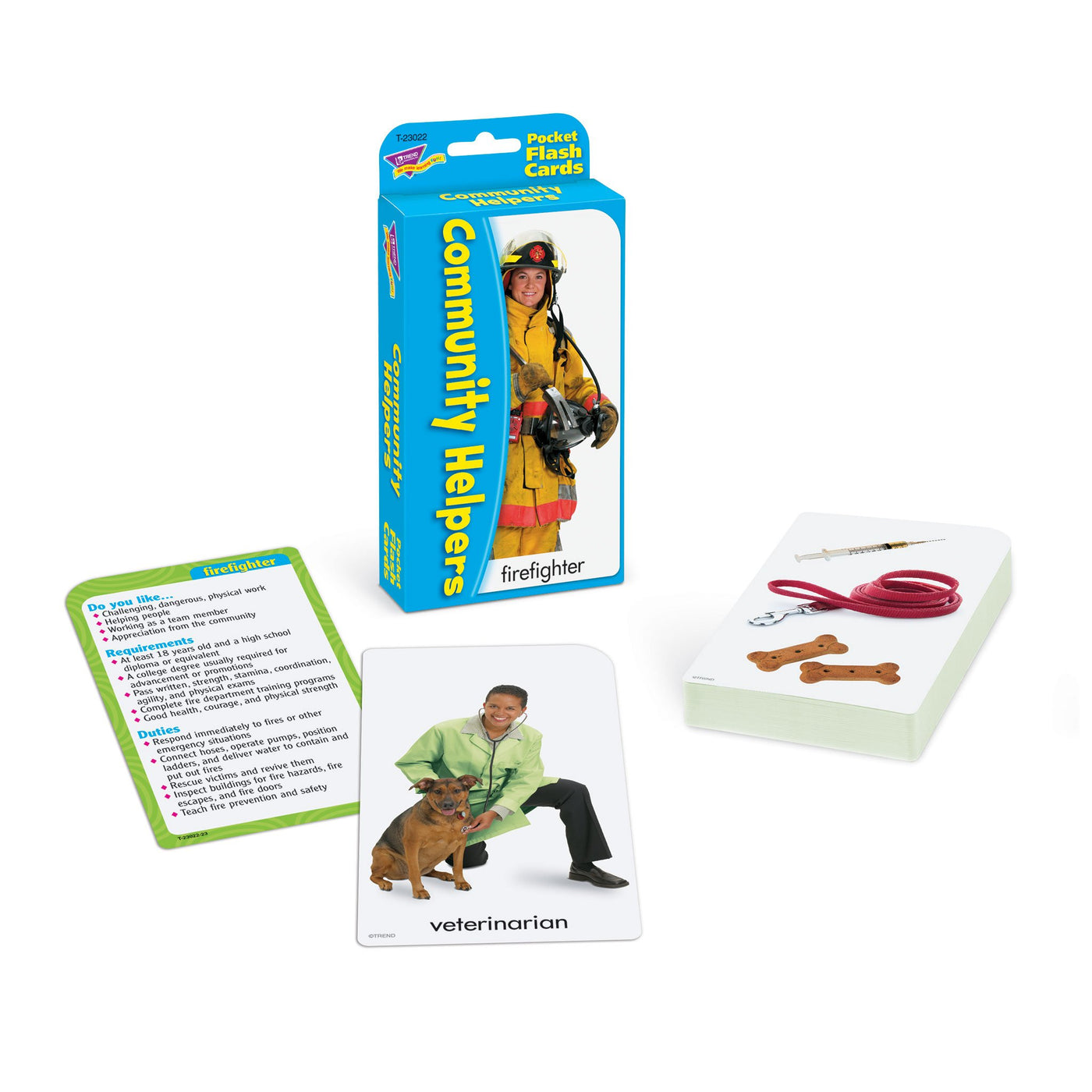 Pocket Flash Cards Community Helpers T23022 — TREND enterprises, Inc.