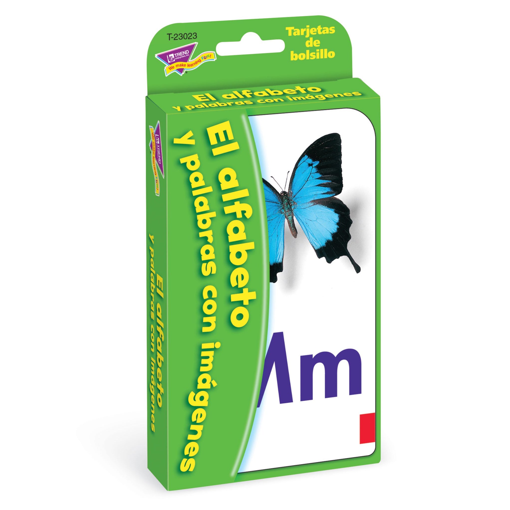 Pocket Flash Cards El Alfabeto y Palabras con Imágenes Spanish T23023 ...