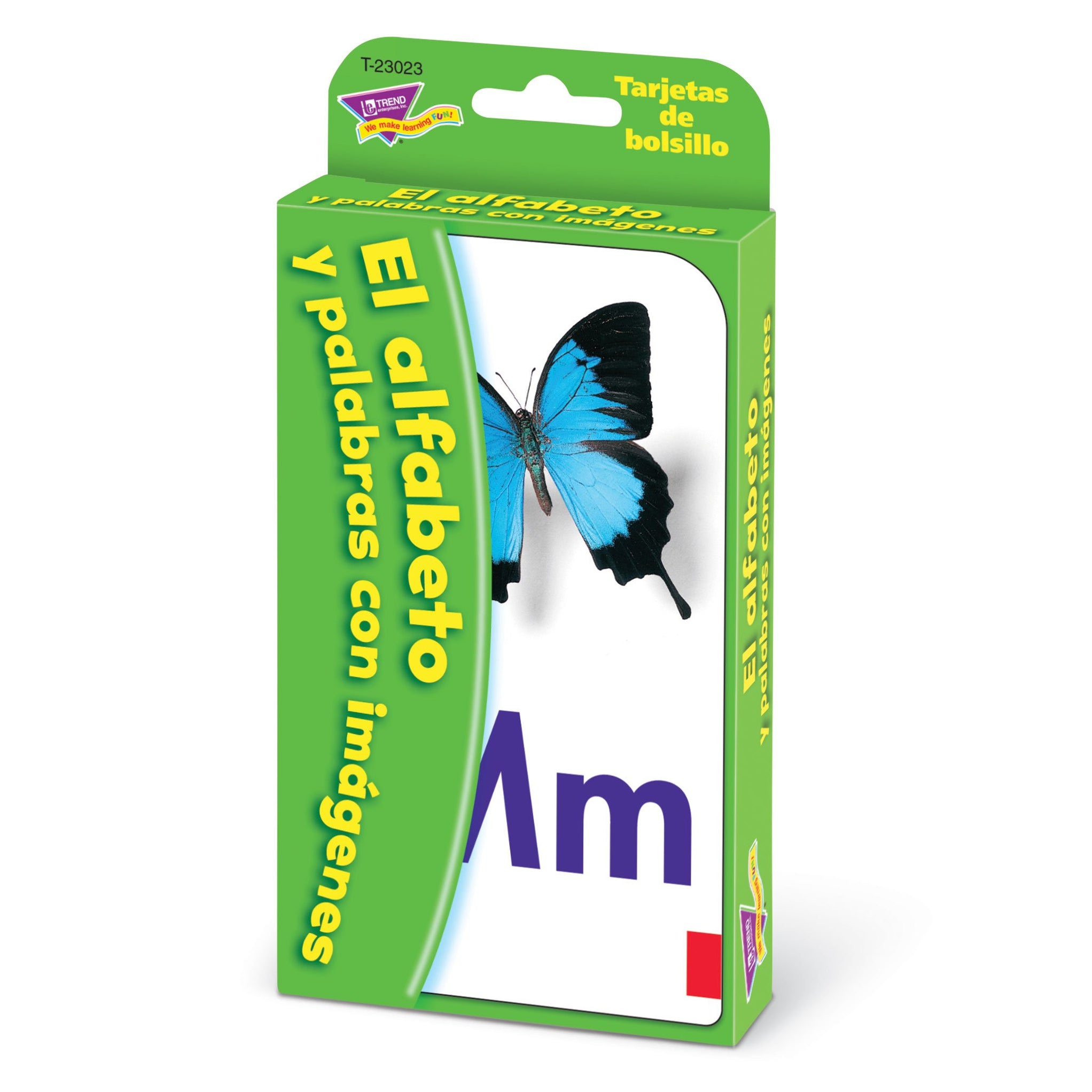 Pocket Flash Cards El Alfabeto y Palabras con Imágenes Spanish T23023 ...