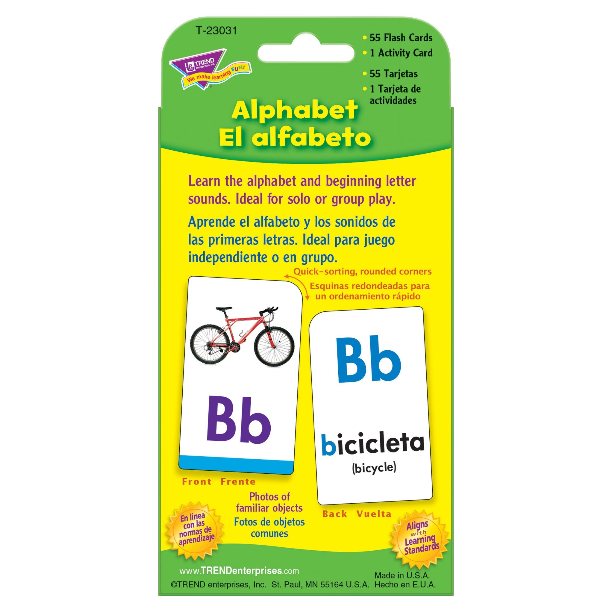 Pocket Flash Cards Alphabet - El Alfabeto T23031 — TREND enterprises, Inc.