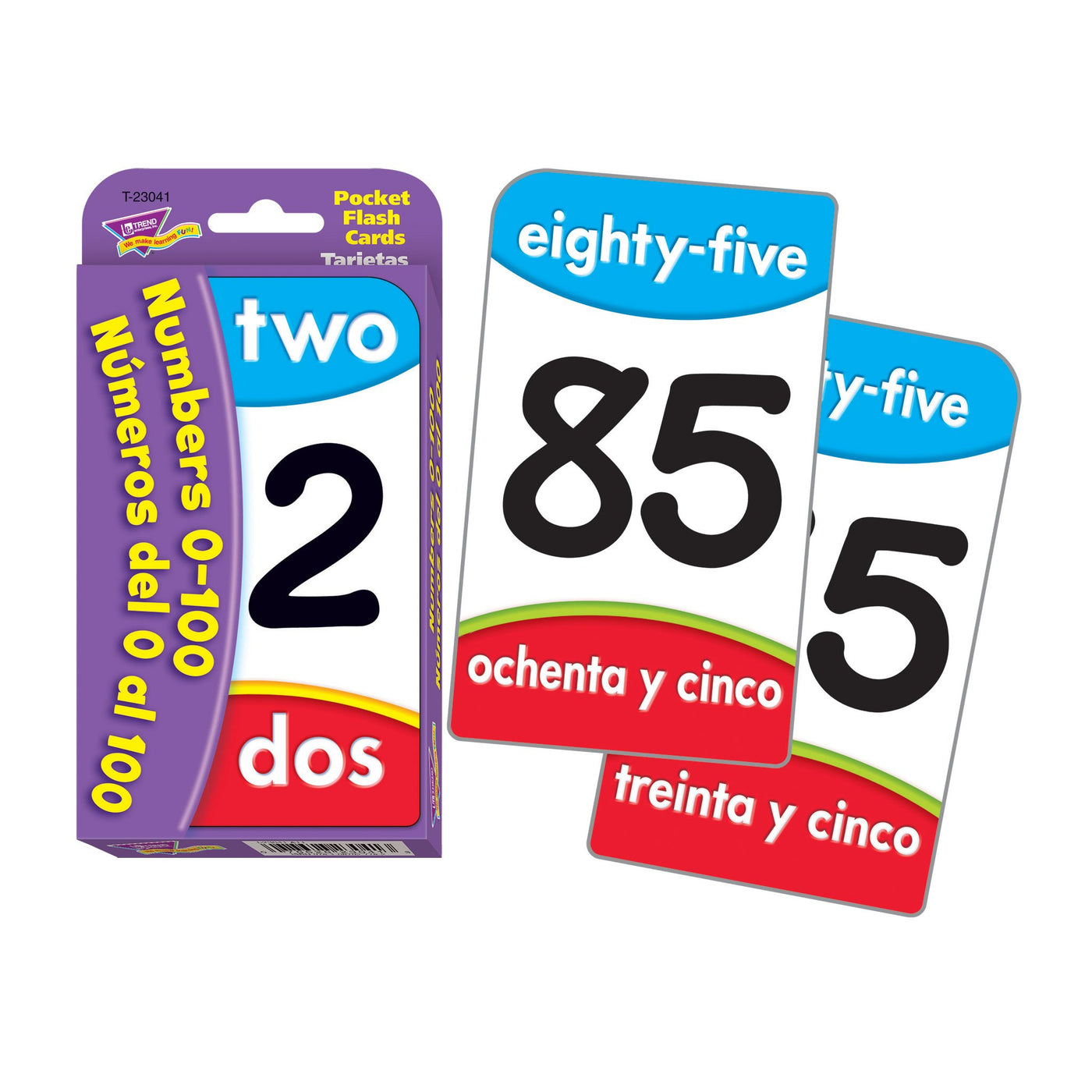 Pocket Flash Cards Numbers - Números del 0 al 100 T23041 — TREND ...