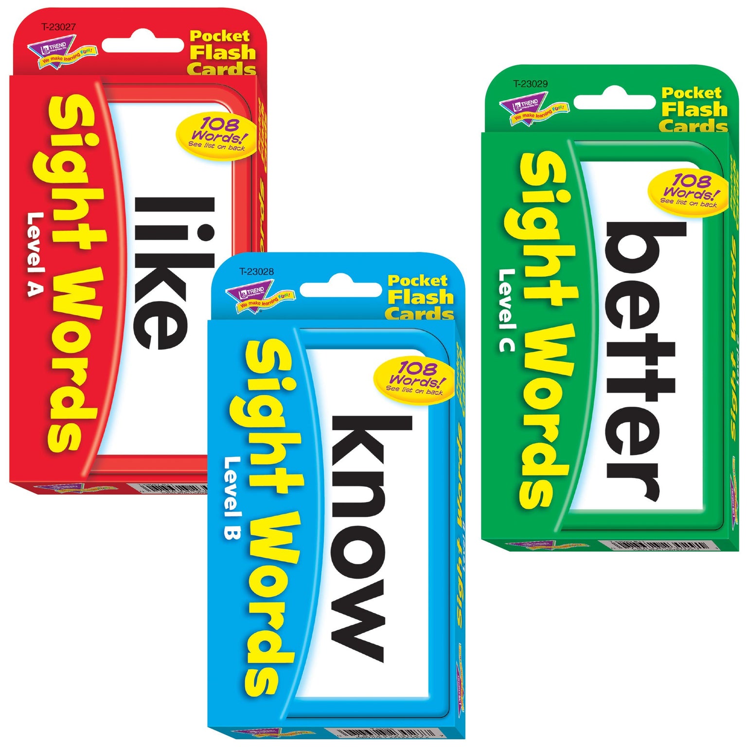 Flash Cards for Math, Phonics, Sight Words & More. | TREND enterprises ...