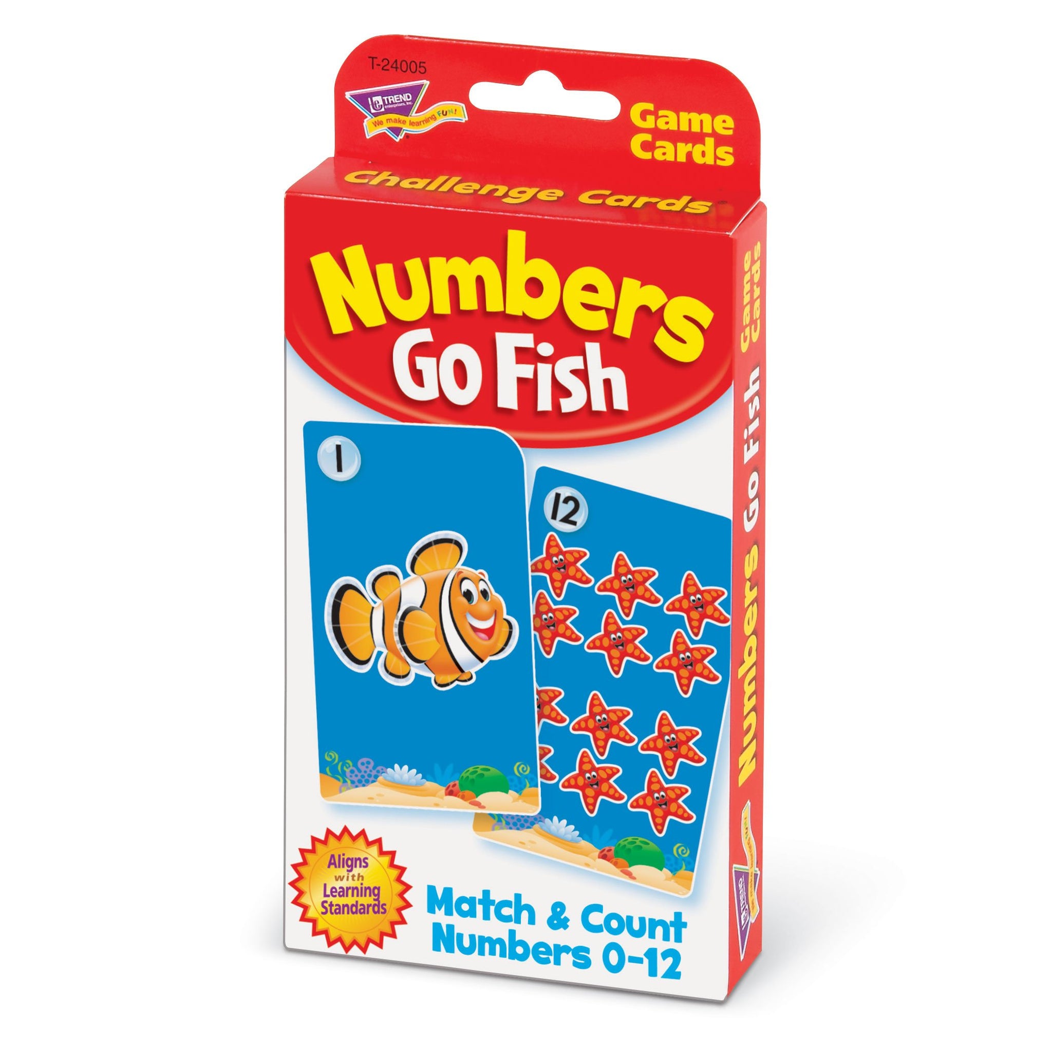 Challenge Cards® Numbers Go Fish T24005 — TREND enterprises
