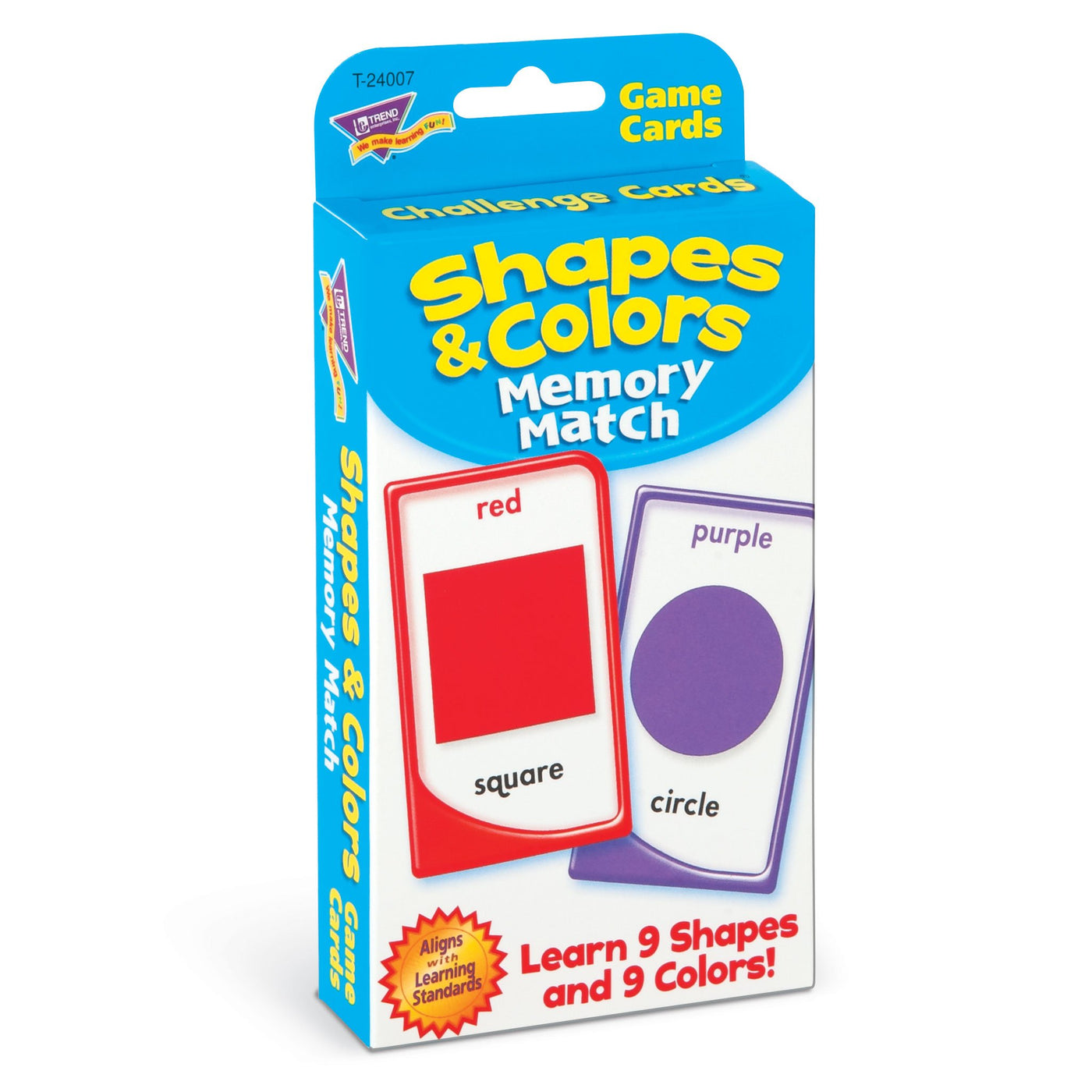 Challenge Cards® Shapes and Colors Memory Match T24007 — TREND ...