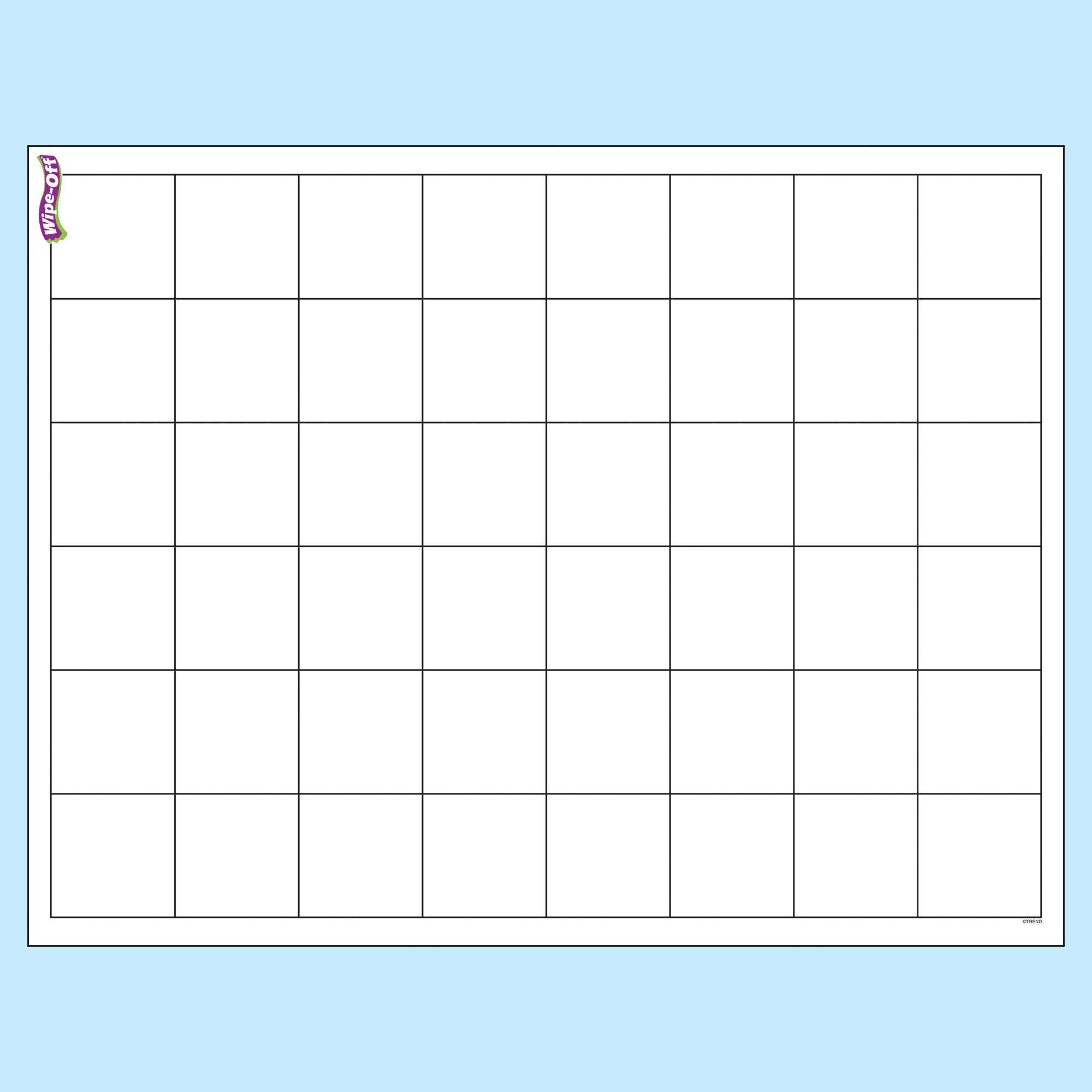 Wipe-Off® Chart Graphing Grid (Large Squares) T27306 — TREND enterprises