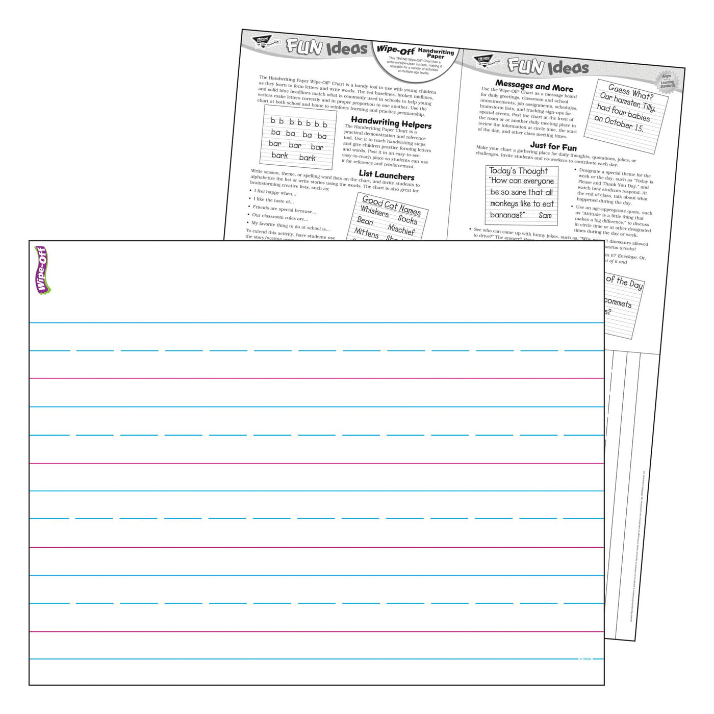 Wipe-Off® Chart Handwriting Paper T27307 — TREND enterprises, Inc.