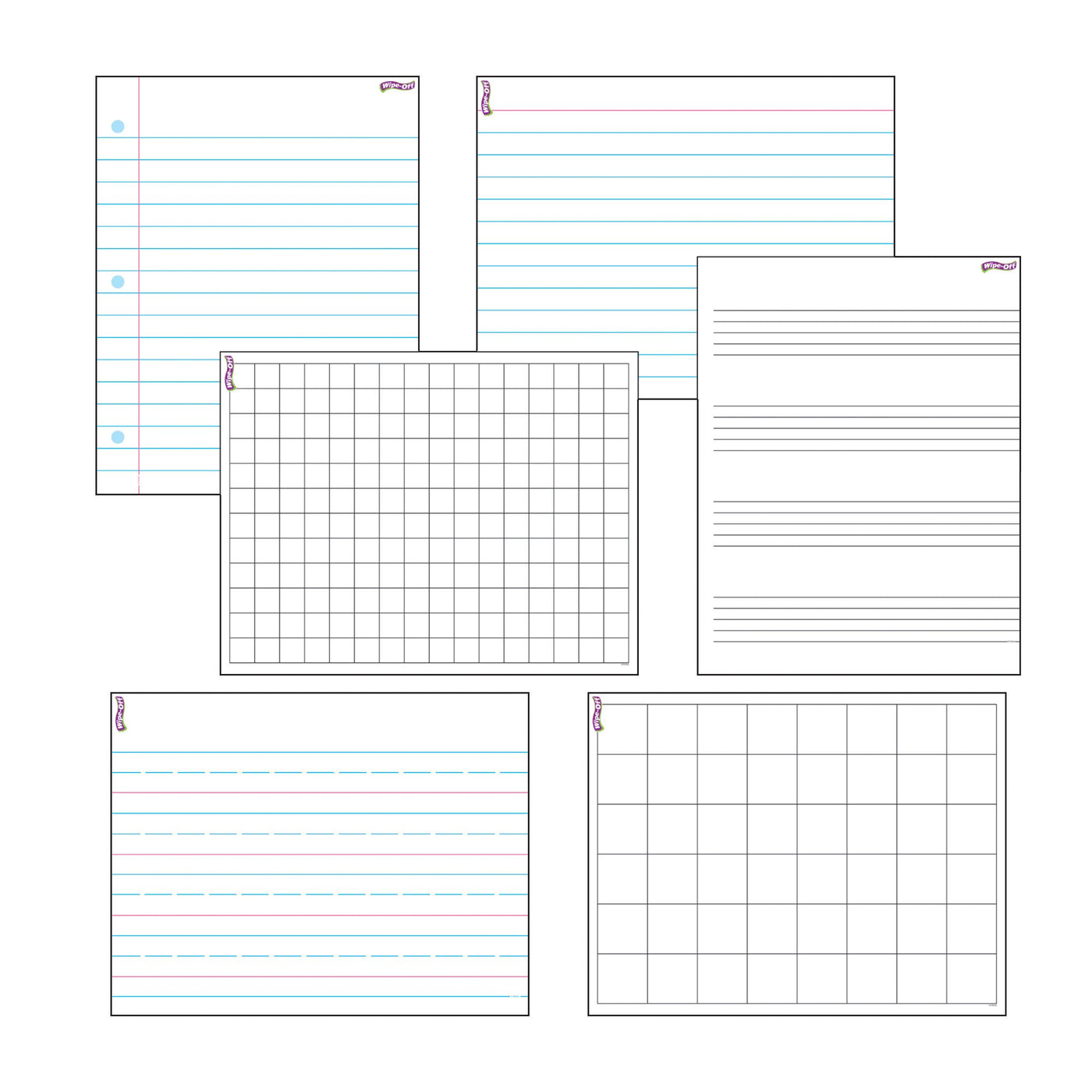 Wipe-Off® Combo Pack Papers and Grids T27906 — TREND enterprises, Inc.