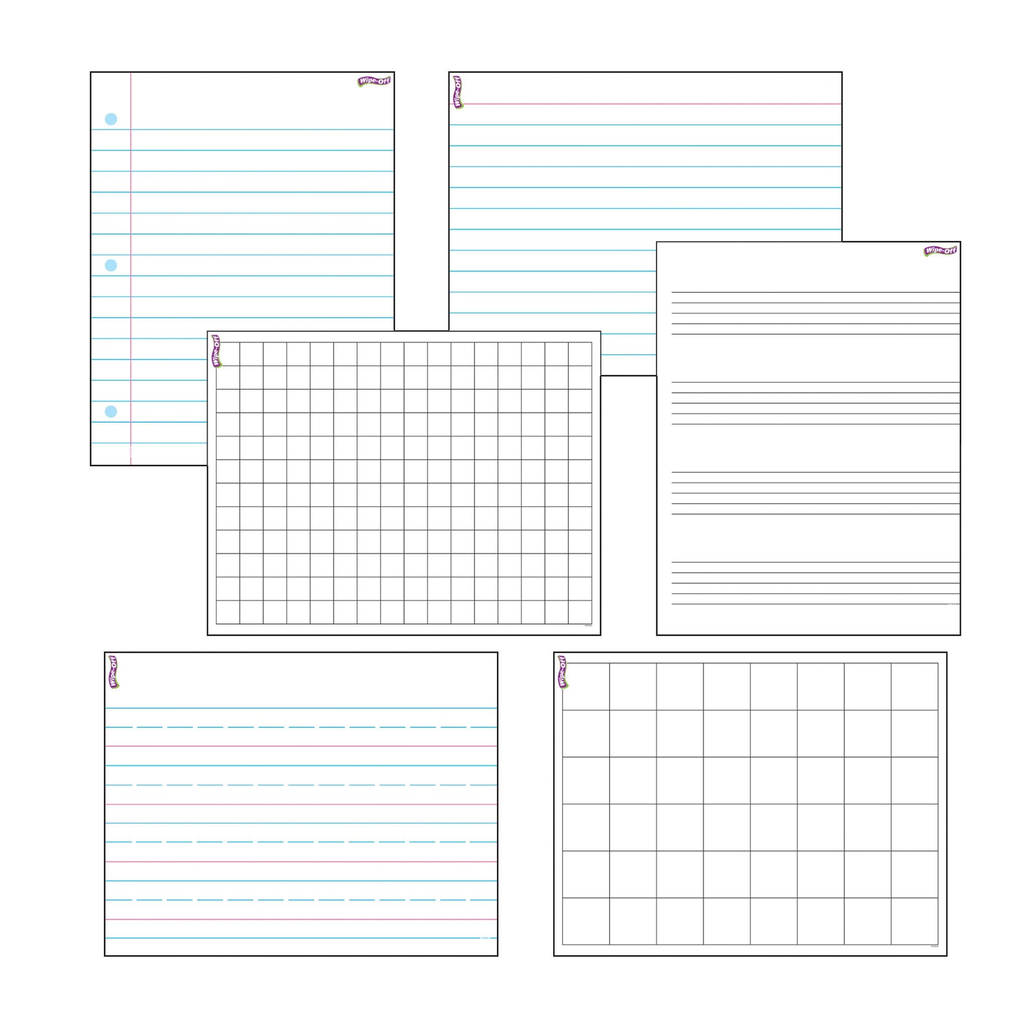 Wipe-Off® Combo Pack Papers and Grids T27906 — TREND enterprises, Inc.