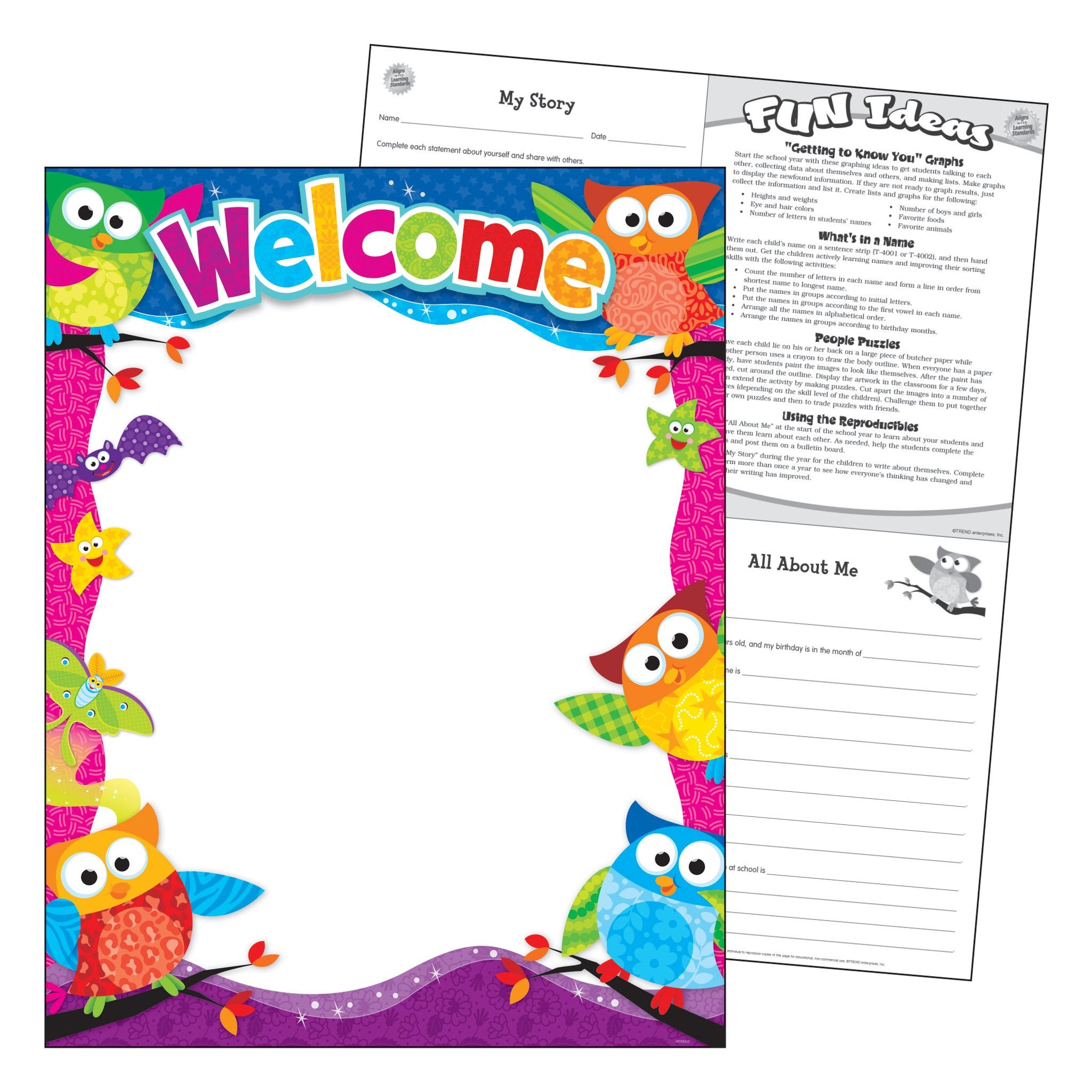 Learning Chart Welcome Owl-Stars!® T38451 — TREND enterprises, Inc.