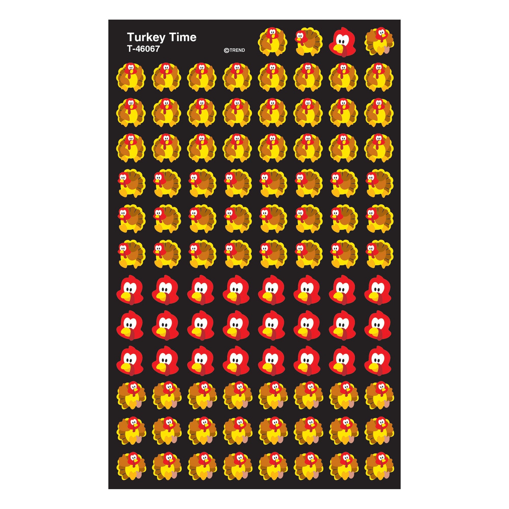 superShapes Stickers Turkey Time T46067 — TREND enterprises, Inc.