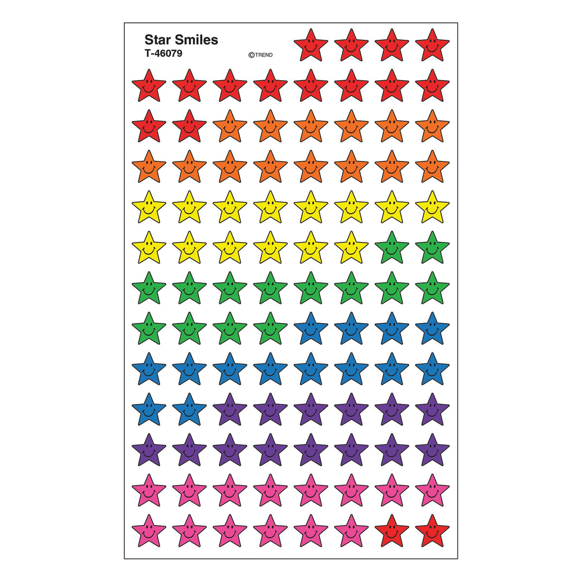 superShapes Stickers Star Smiles T46079 — TREND enterprises, Inc.