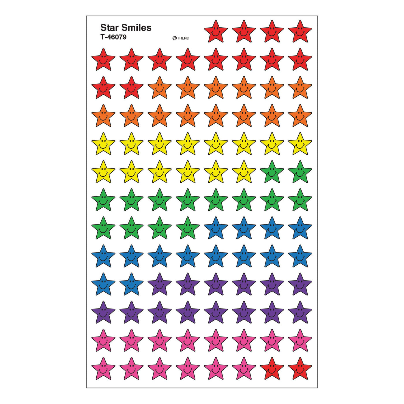 superShapes Stickers Star Smiles T46079 — TREND enterprises, Inc.
