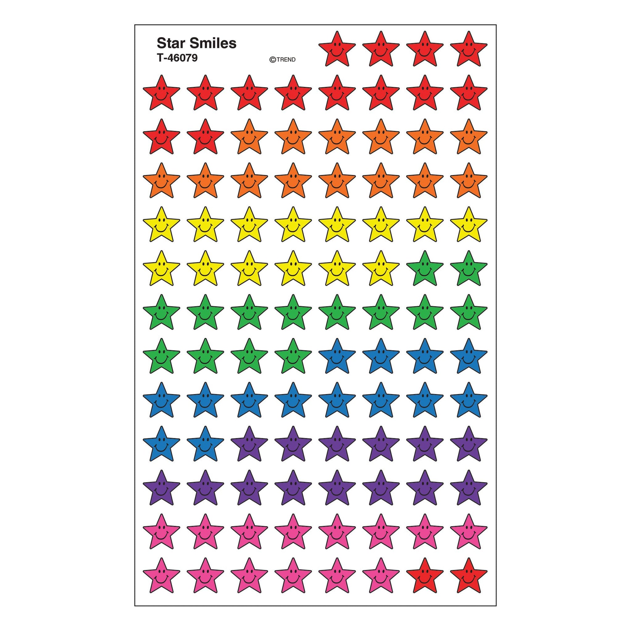 superShapes Stickers Star Smiles T46079 — TREND enterprises